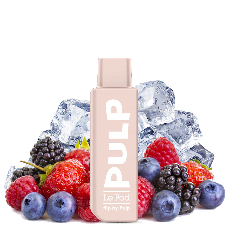 CARTOUCHE FRUITS ROUGES GLACÉS - LE POD FLIP BY PULP
